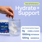 Hi-Lyte Keto K1000 Electrolytes Powder | Raspberry Lemon | Hydration S ...