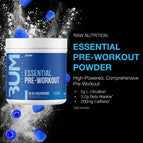 RAW Nutrition - Essential Pre - Chris Bumstead Pre Workout Formula, Sp ...